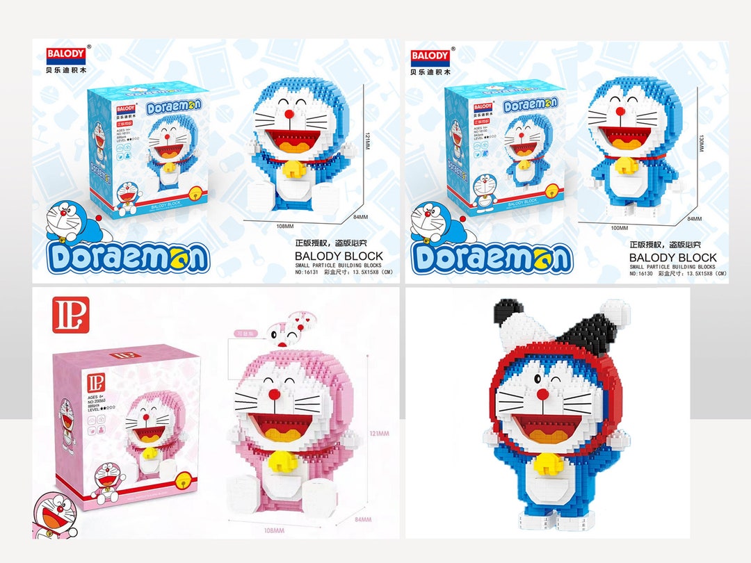 Mini Building Blocks Doraemon Series - Etsy