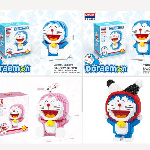 Mini Building Blocks Doraemon Series - Etsy