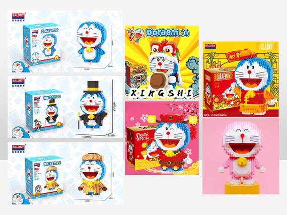 Mini Building Blocks Doraemon Series - Etsy