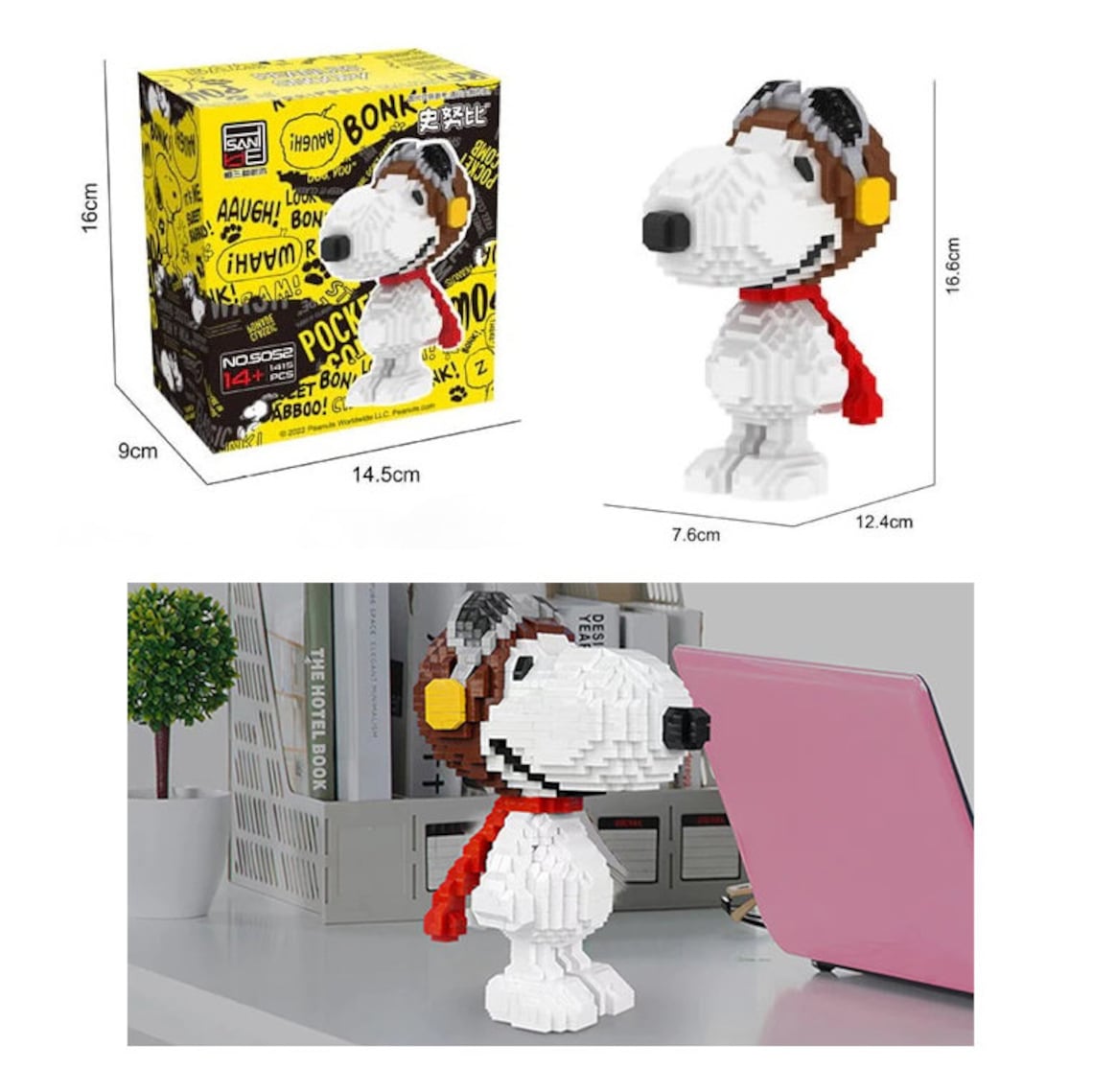 Mini Building Blocks Snoopy Series - Etsy
