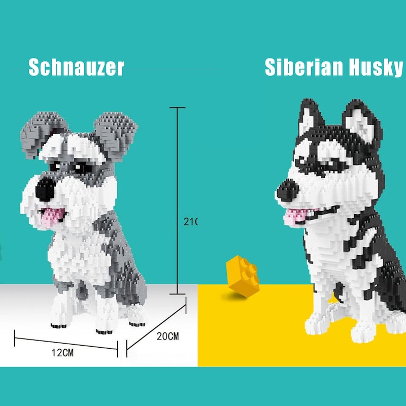 Schnauzer Legos - Etsy