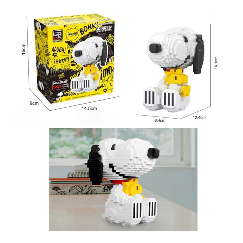 Mini Building Blocks Snoopy Series - Etsy