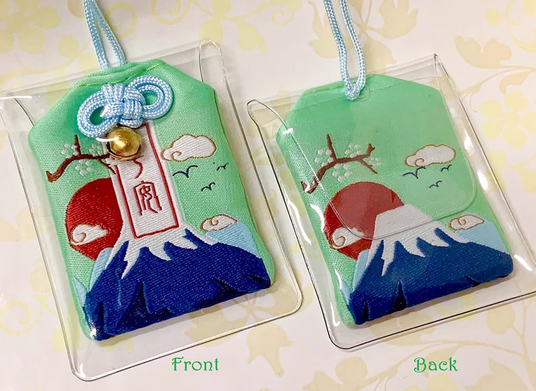 Japanese Style OMAMORI Lucky Amulet Lucky Charm Mount Fuji - Etsy