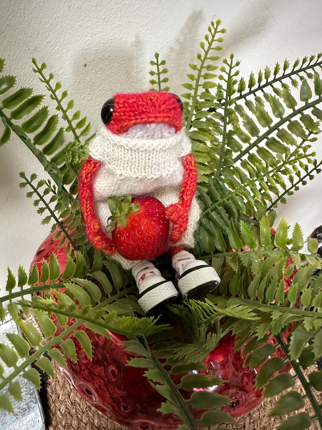 Strawberries & Cream Frog - Etsy