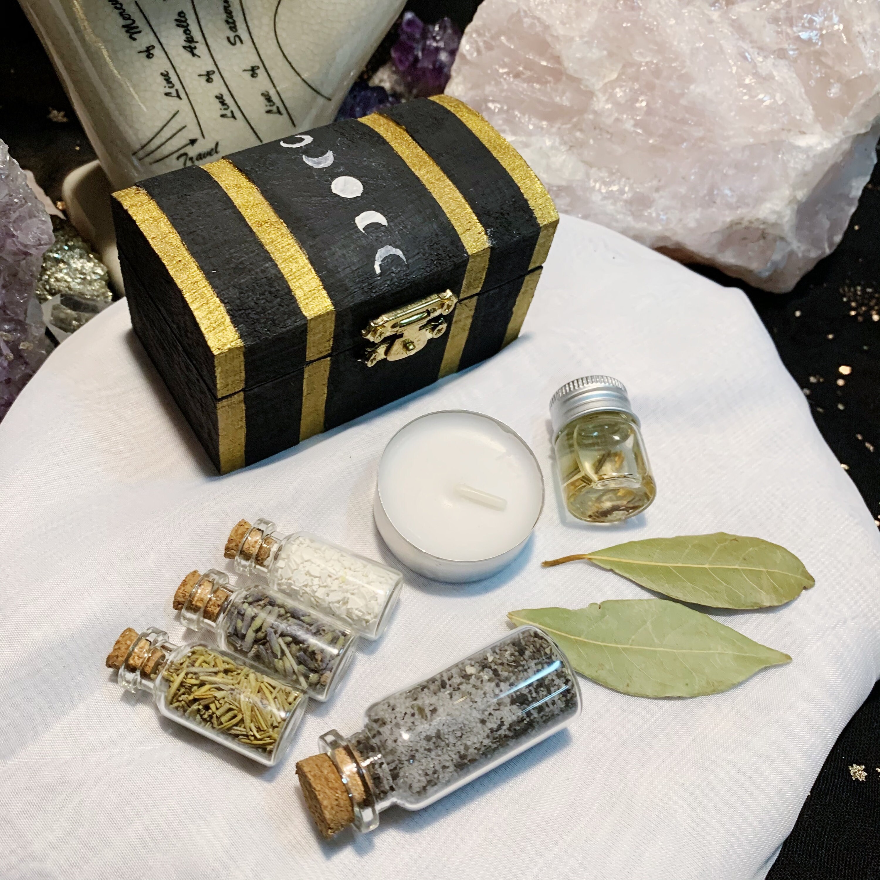 Beginner Witch Kit Herb Kit Witchcraft Travel Altar Box | Etsy