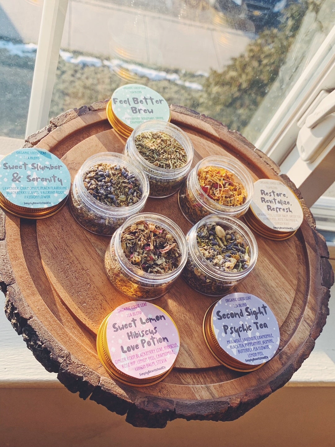 Herbal Tea Blends, Spiritual Tea, Magick Tea, Intention Herbs, Ritual ...