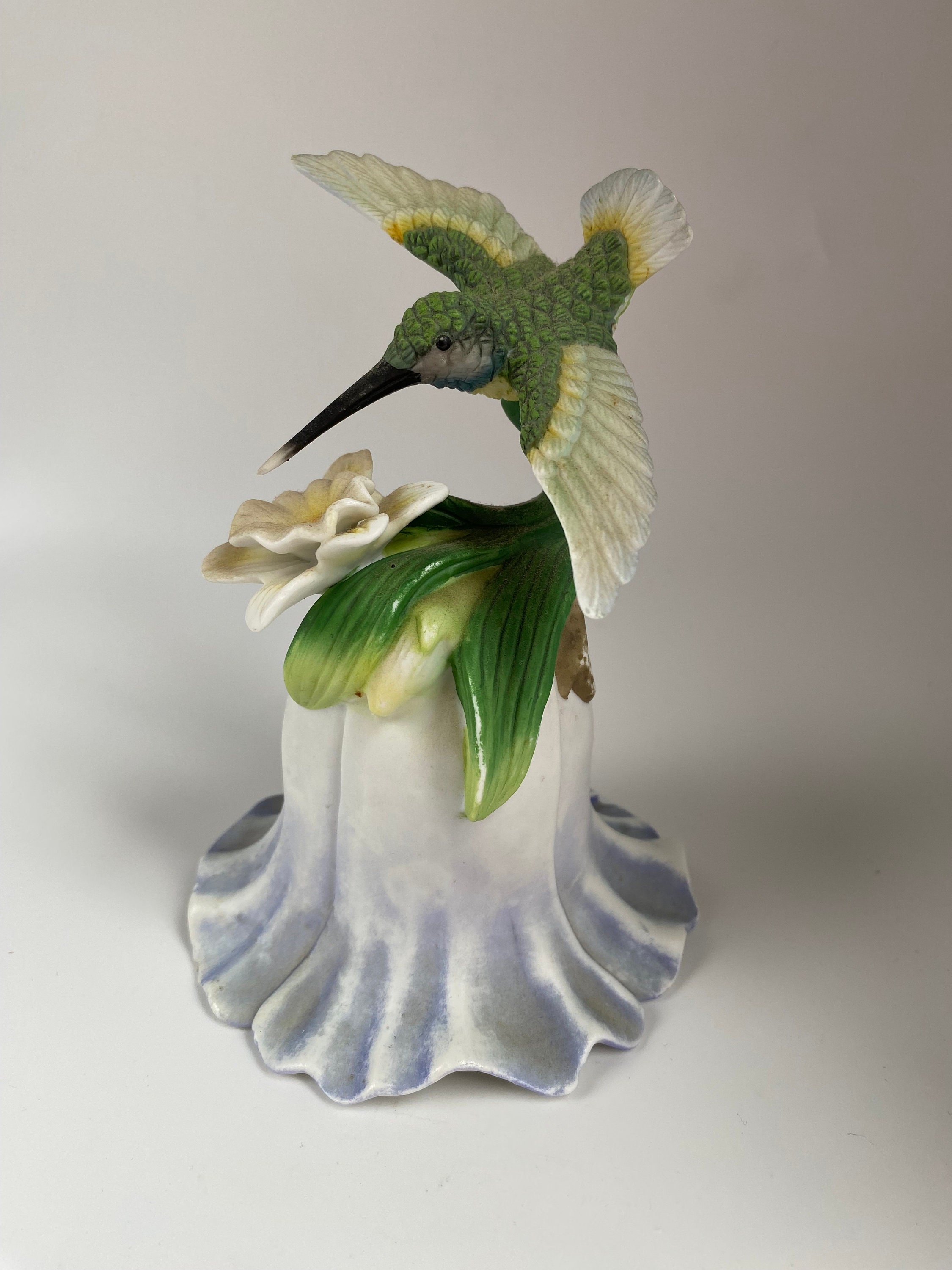 Vintage Avon Source of Collectibles Hummingbird on A Flower Bell ...