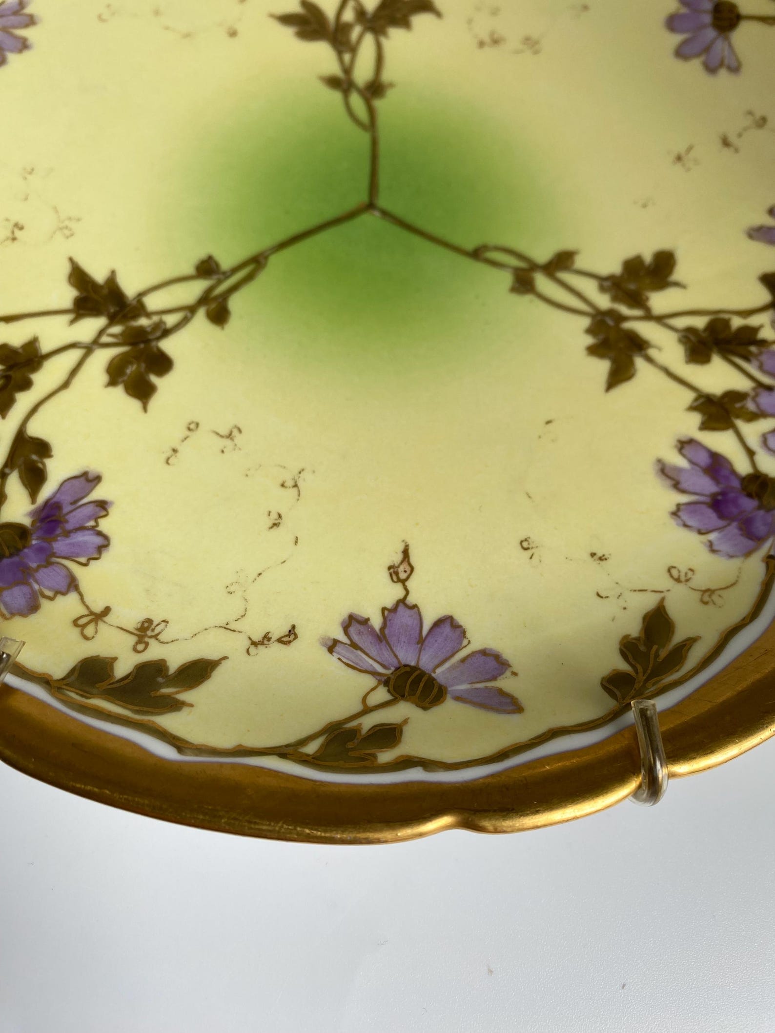 Antique Jean Pouyat Limoges Hand Crafted Stouffer Decorative Wall Plate ...