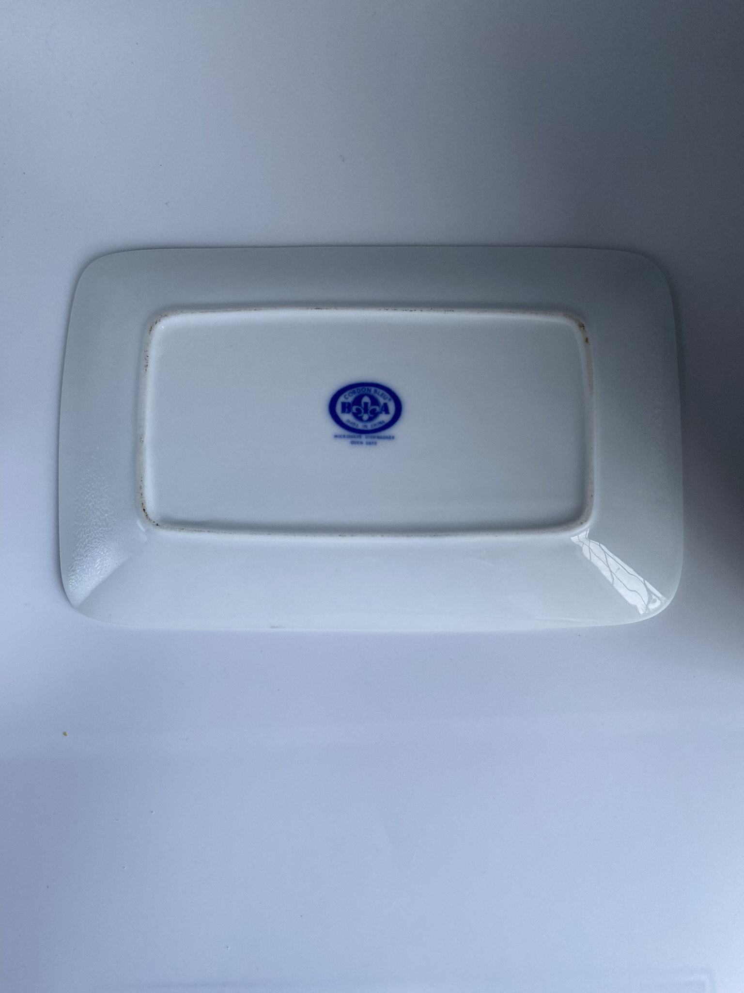 Vintage Beautiful BIA Cordon Bleu Blue and White Rectangle Sushi or ...