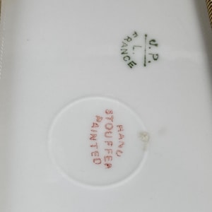 Antique Jean Pouyat Limoges Hand Crafted Stouffer Decorative Wall Plate ...