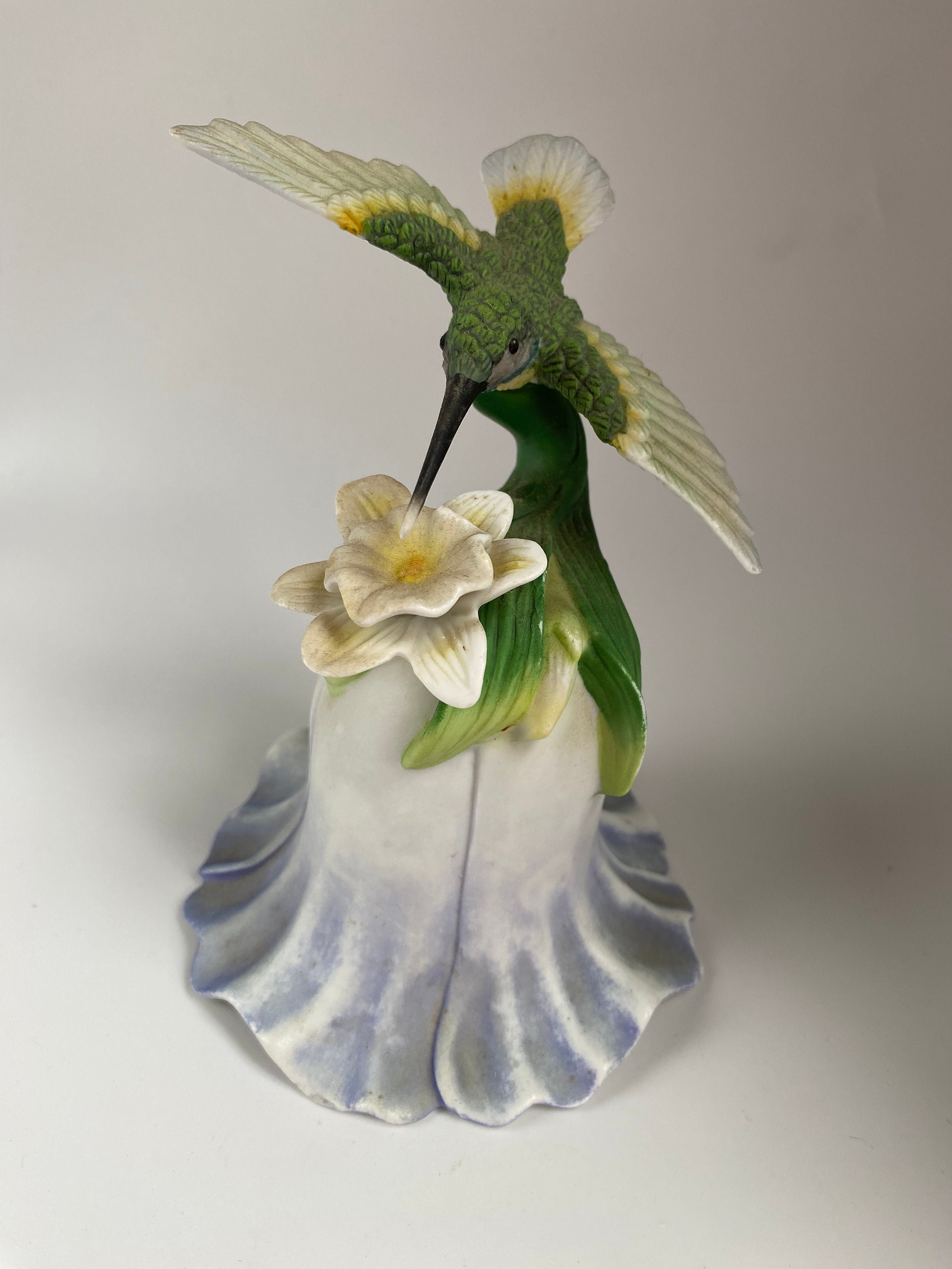 Vintage Avon Source of Collectibles Hummingbird on A Flower Bell ...