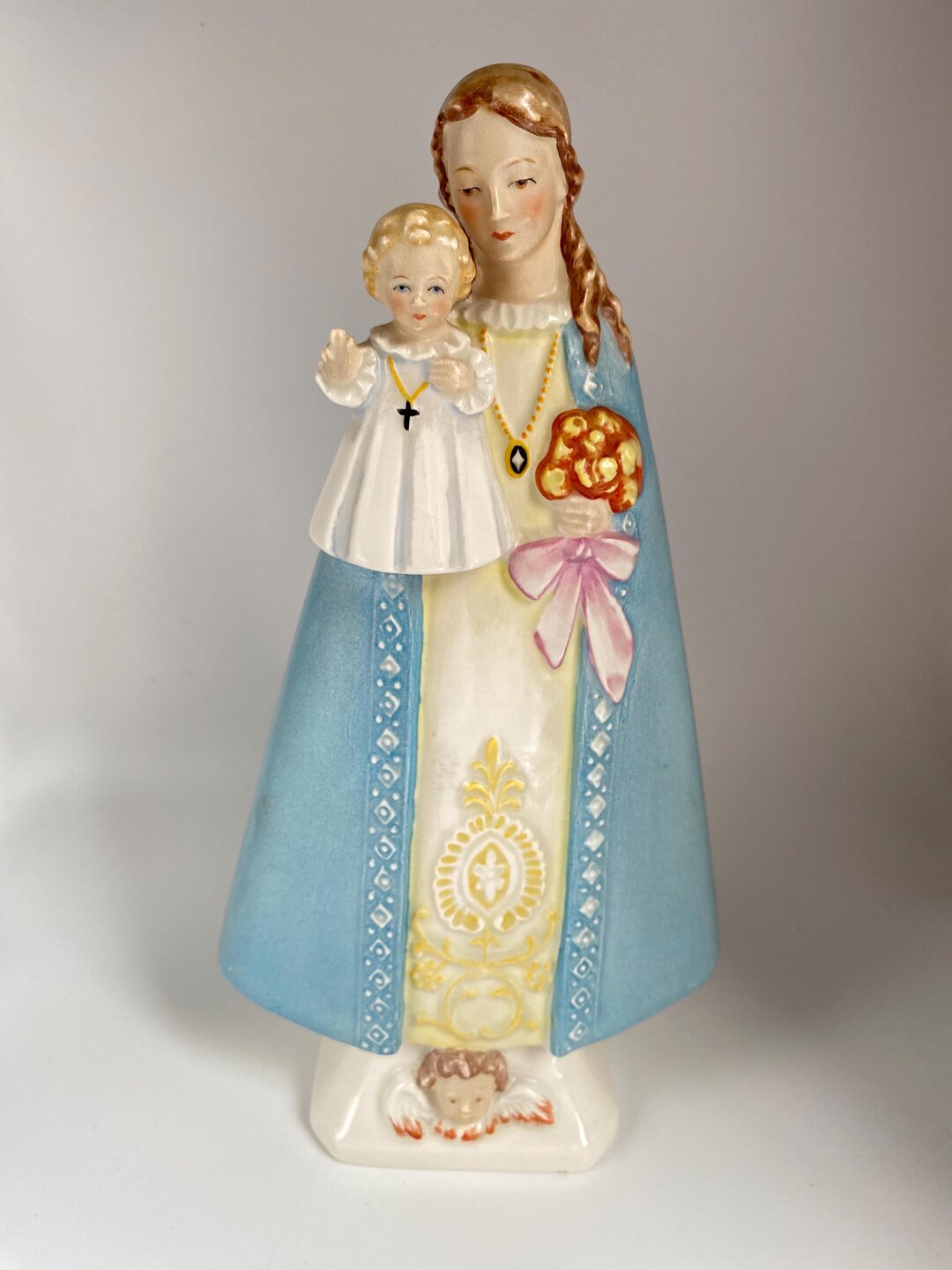 Mid-century Hummel Goebel Sacrart HM 119 Porcelain Madonna and Child ...