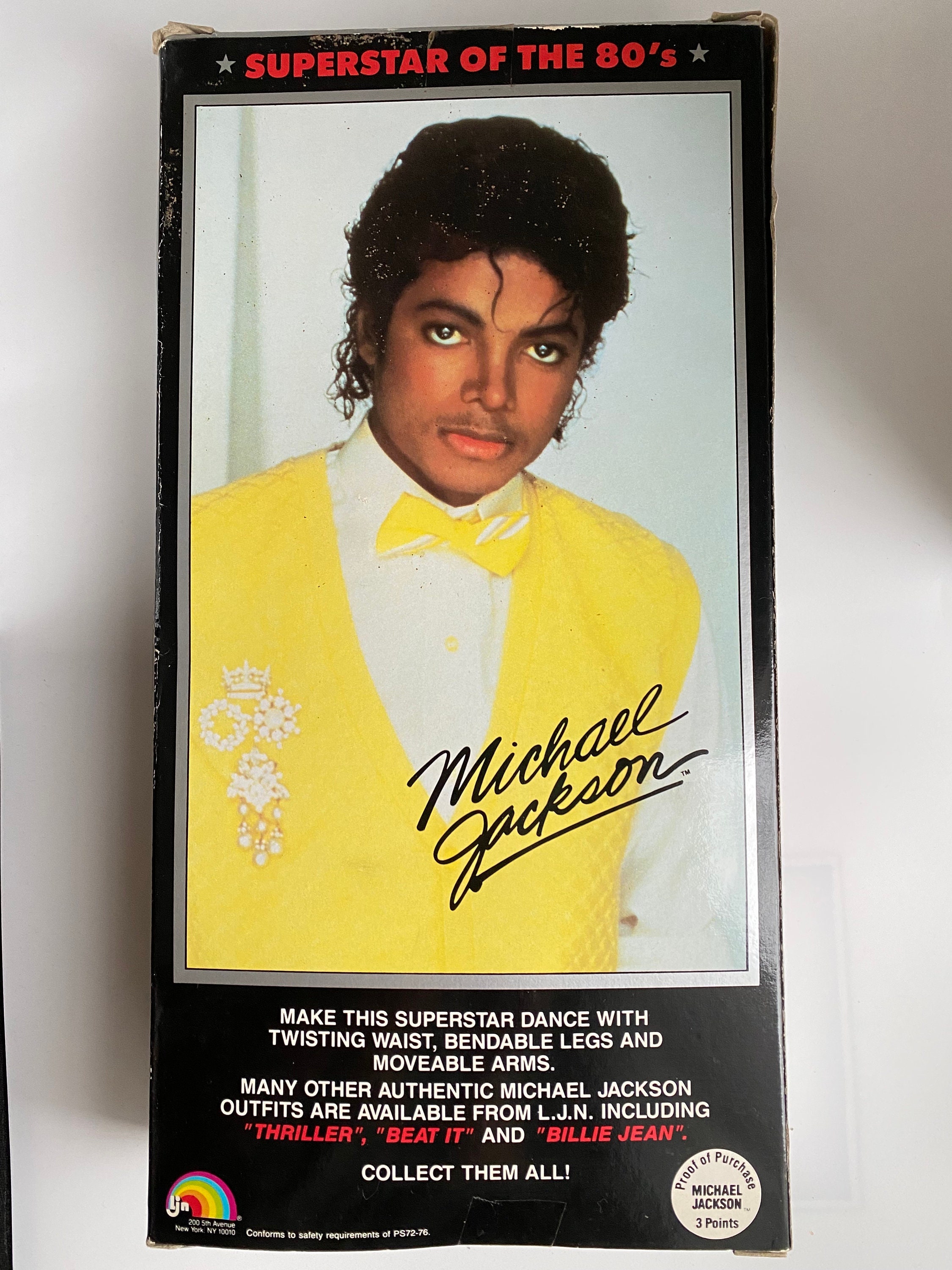 Michael Jackson Superstar of the 80s Fully Poseable Doll - Etsy