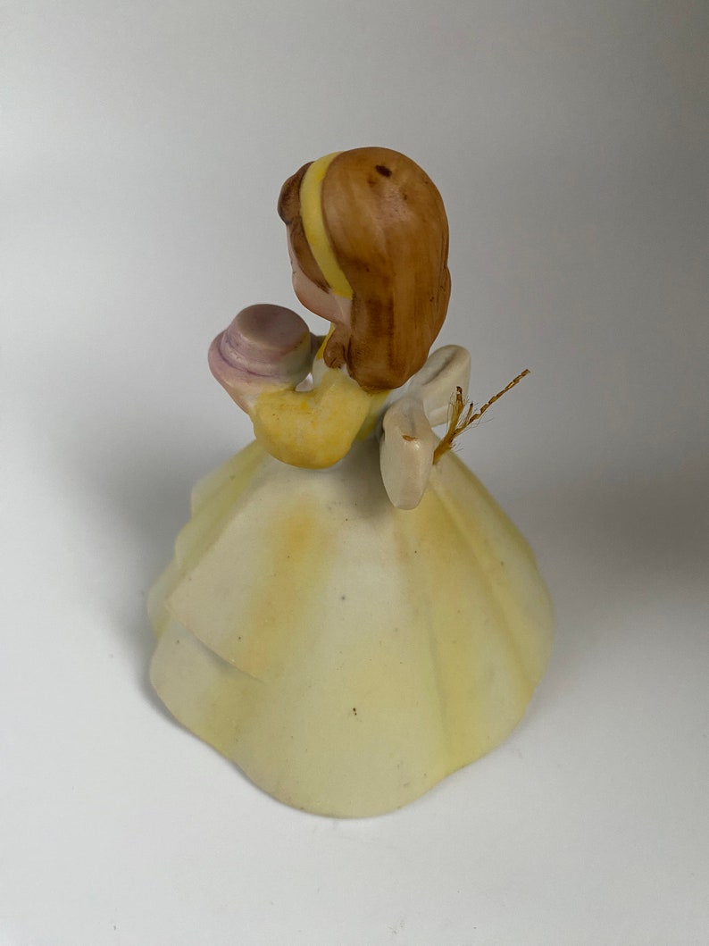 Vintage Josef Original Birthday Girl Carrying Cake Figurine, Miniature ...