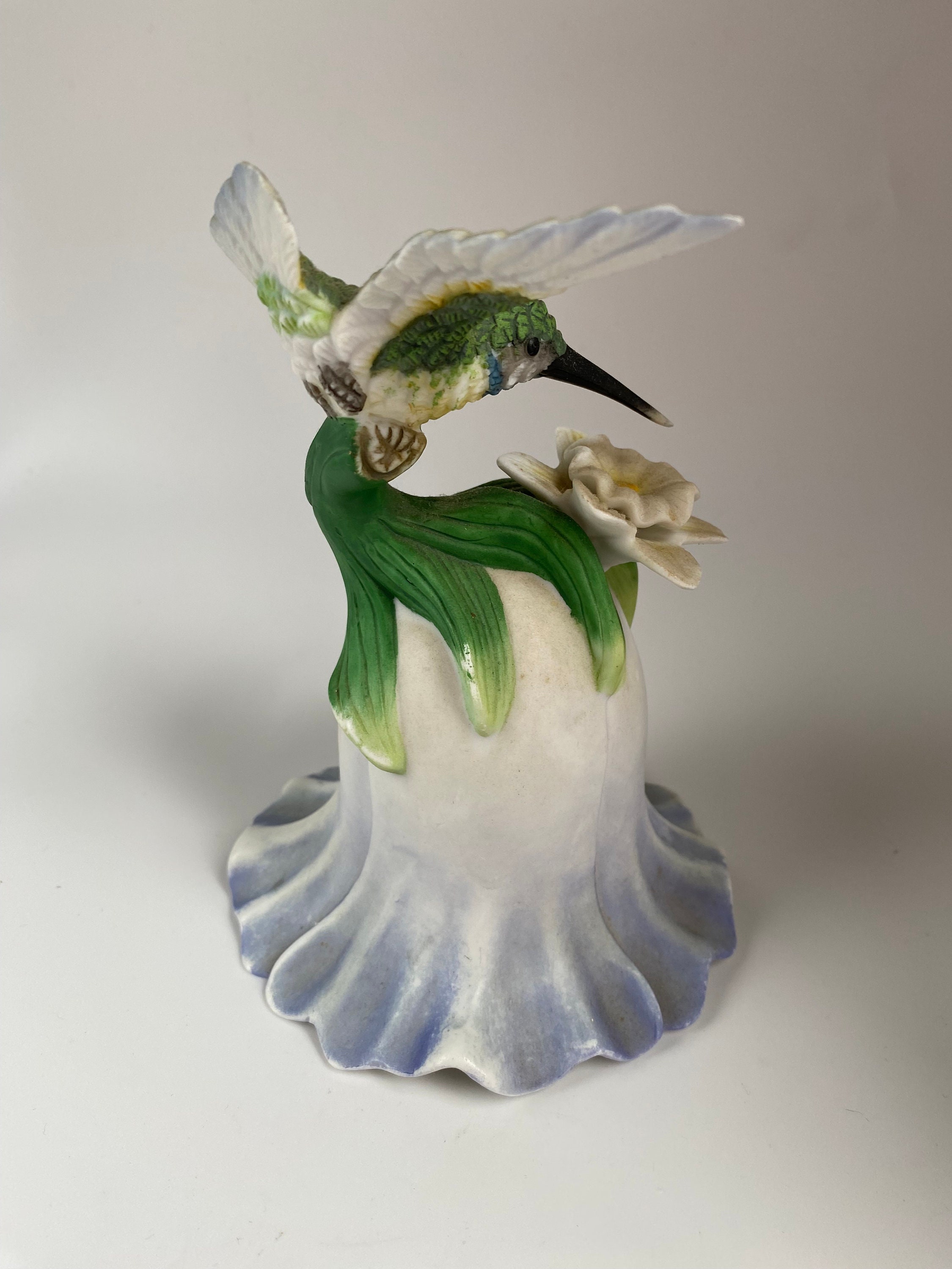Vintage Avon Source of Collectibles Hummingbird on A Flower Bell ...