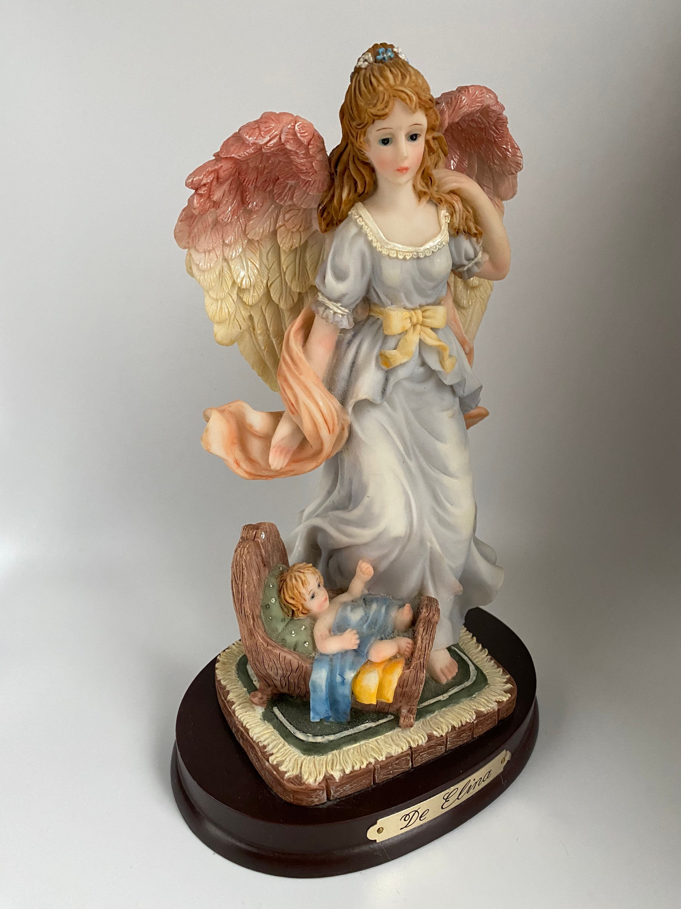 Vintage de Elina Angel With Baby Figurine by Turtle King Corp., 8.5 ...