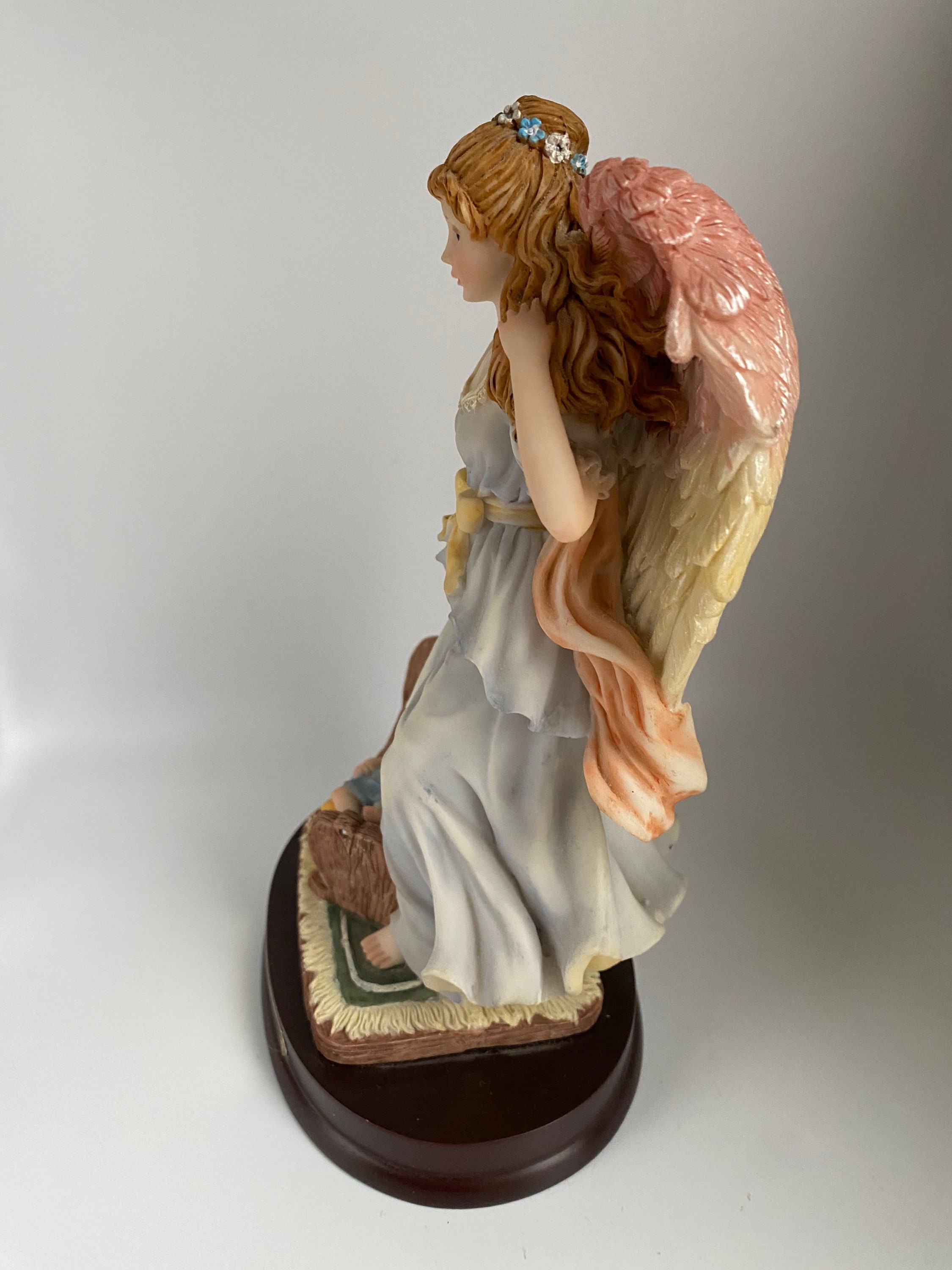 Vintage de Elina Angel With Baby Figurine by Turtle King Corp., 8.5 ...