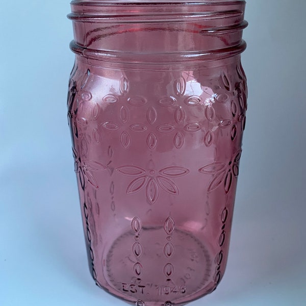 Pink Mason Jars - Etsy
