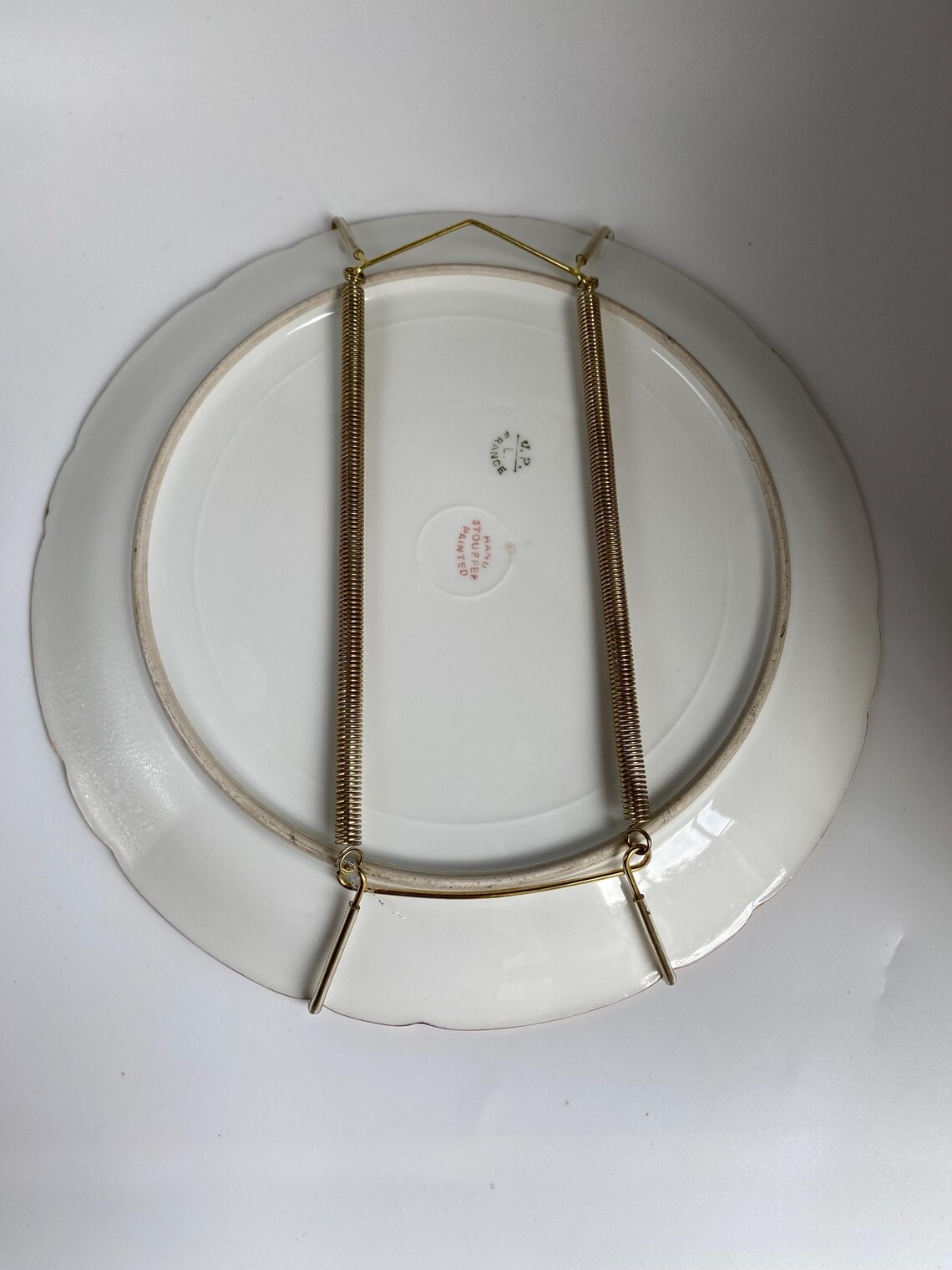 Antique Jean Pouyat Limoges Hand Crafted Stouffer Decorative Wall Plate ...