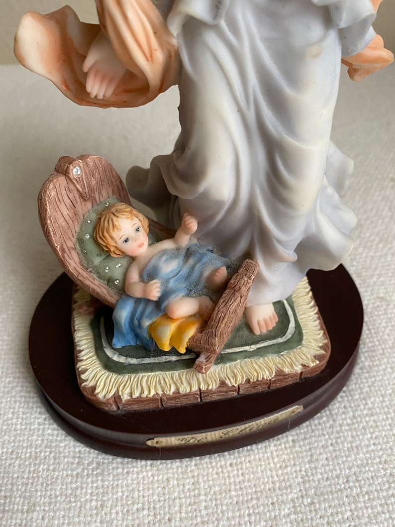 Vintage de Elina Angel With Baby Figurine by Turtle King | Etsy
