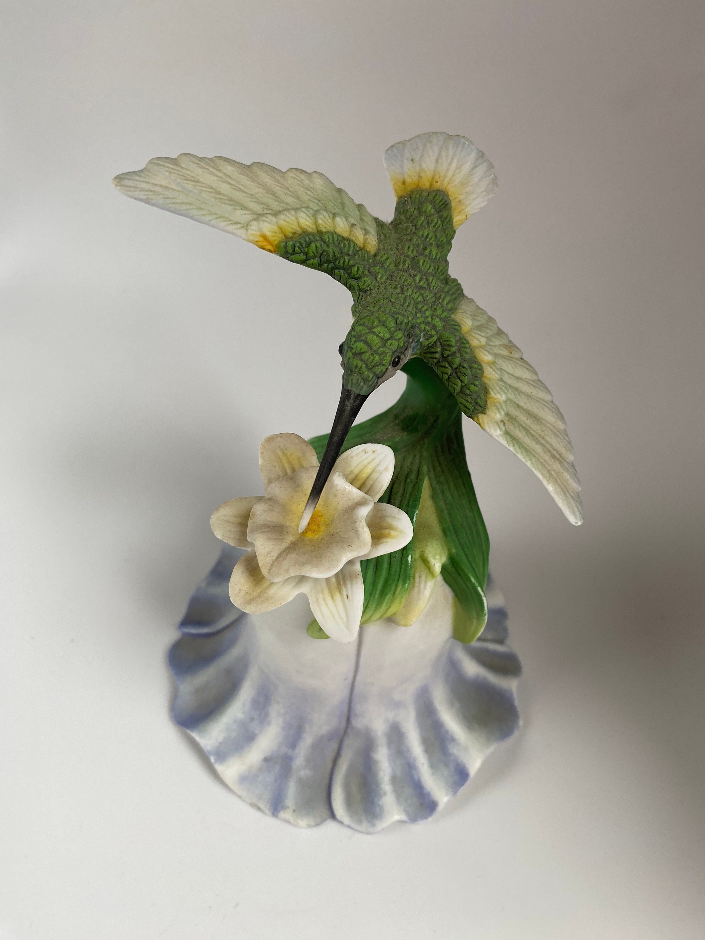 Vintage Avon Source of Collectibles Hummingbird on A Flower Bell ...
