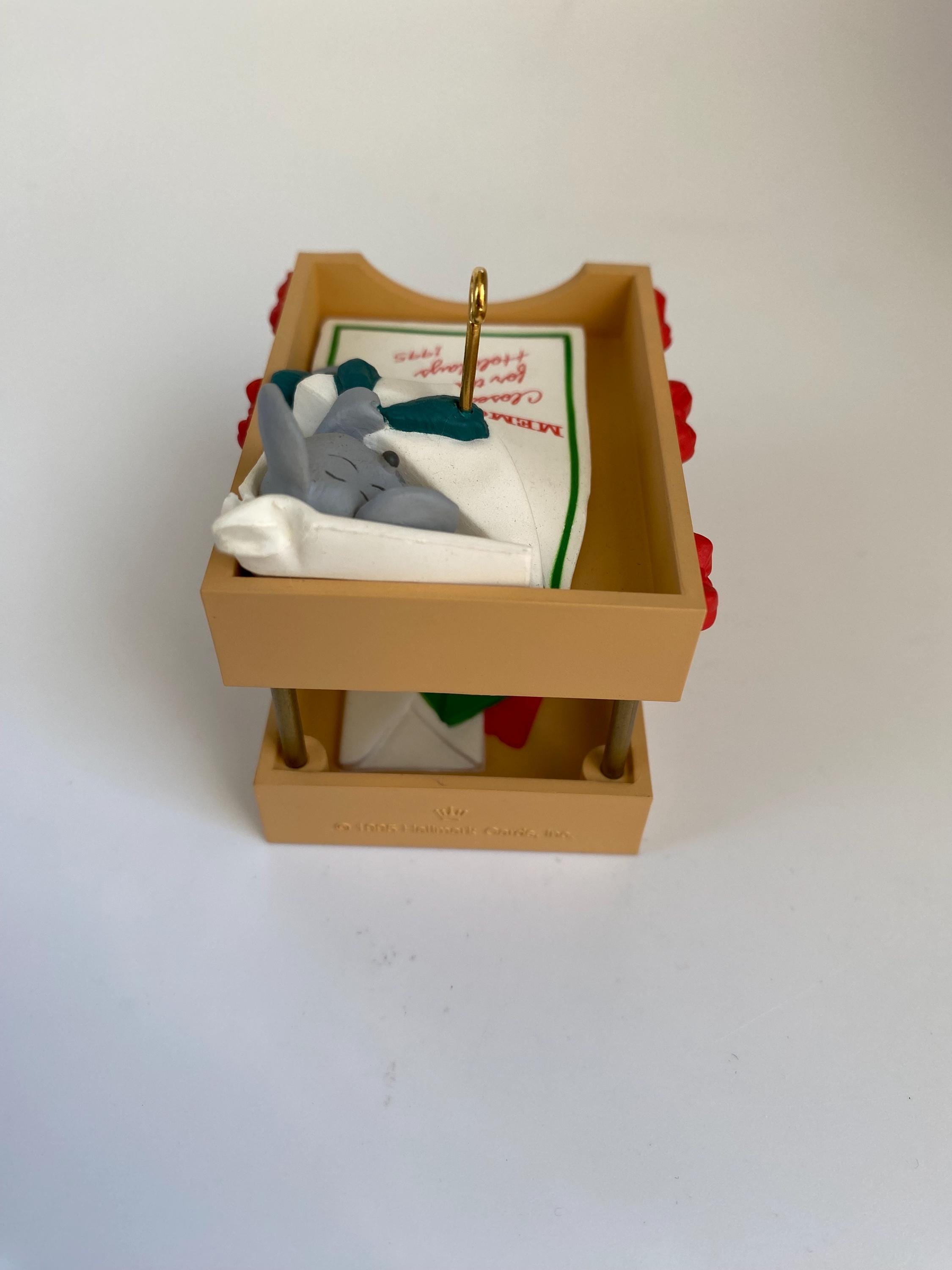 Vintage Hallmark Keepsake Importing Memo Sleeping Mouse Ornament ...