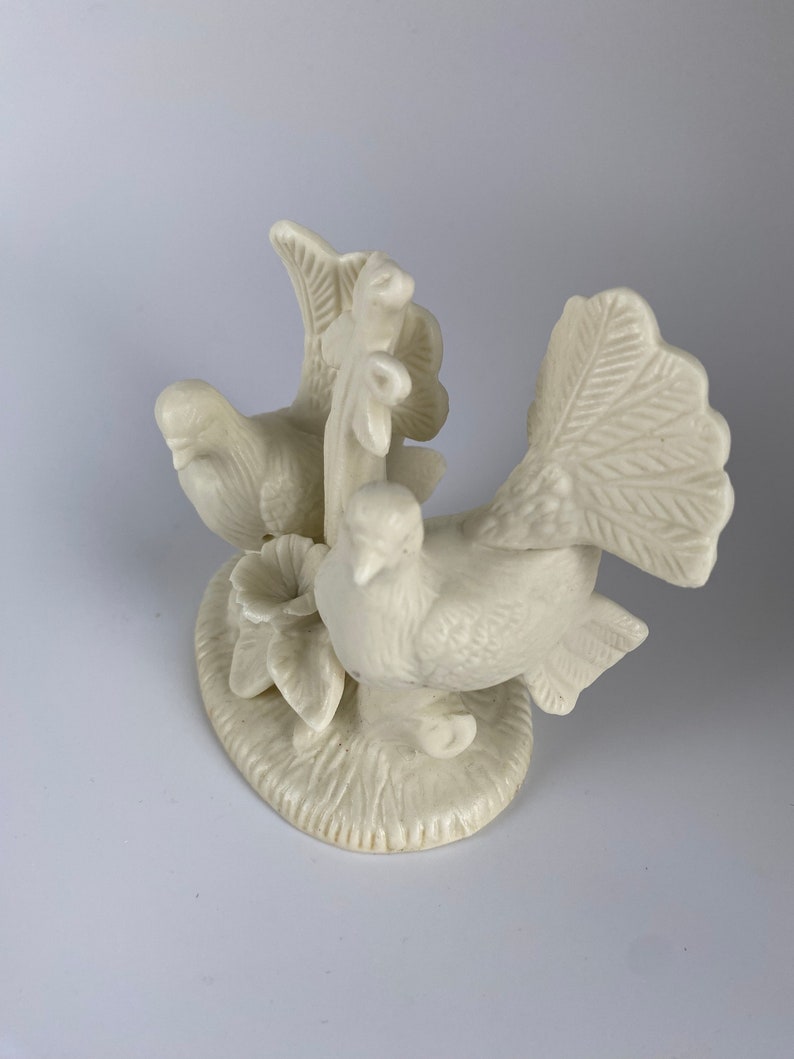 Vintage Porcelain Bisque Birds Figurine Home Decor - Etsy