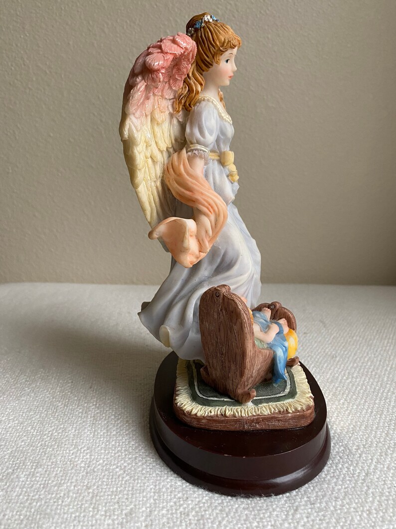 Vintage de Elina Angel With Baby Figurine by Turtle King | Etsy