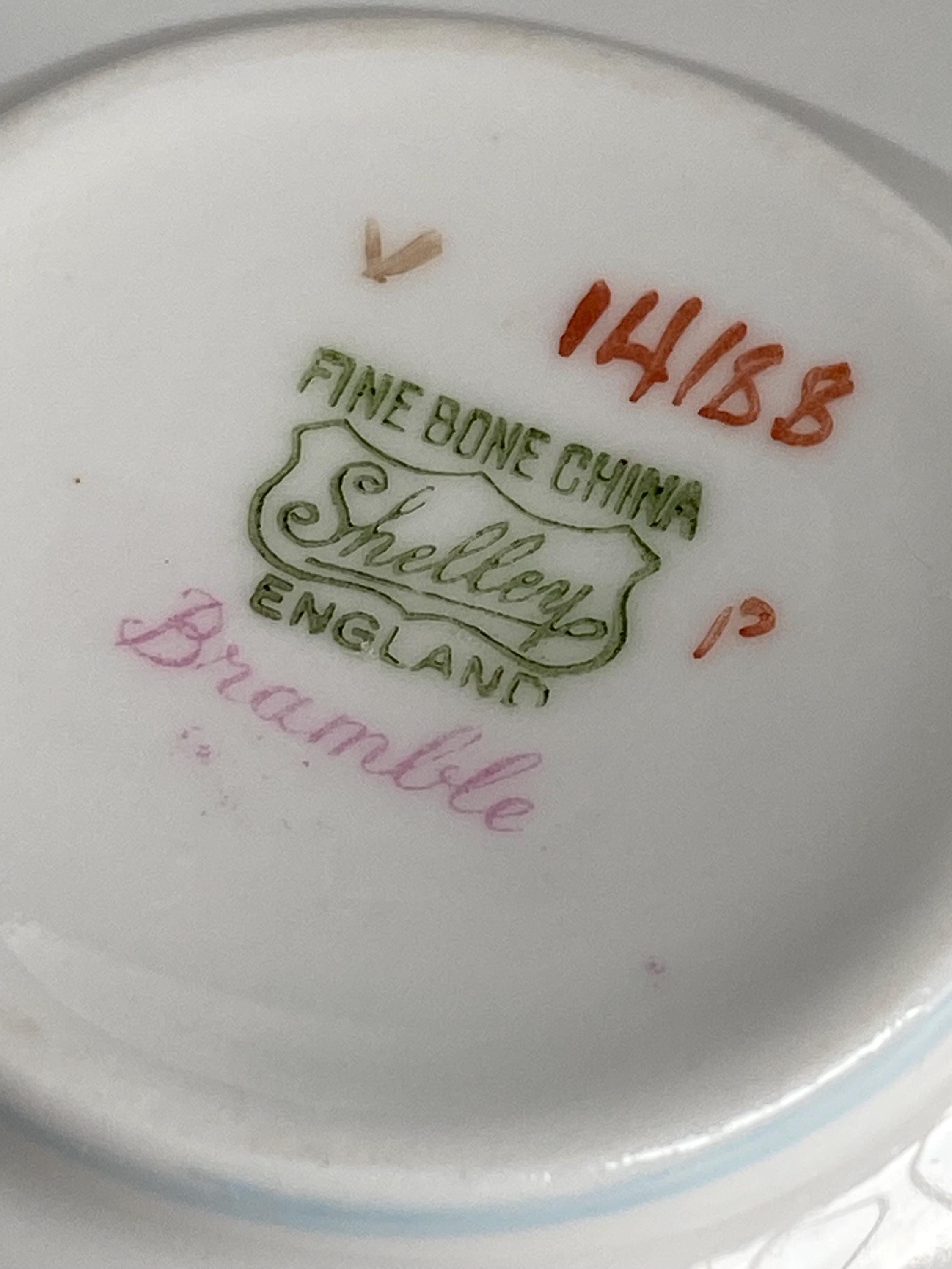 Vintage Shelley Bone China Bramble Tea Cup Without Saucer, #141883 ...