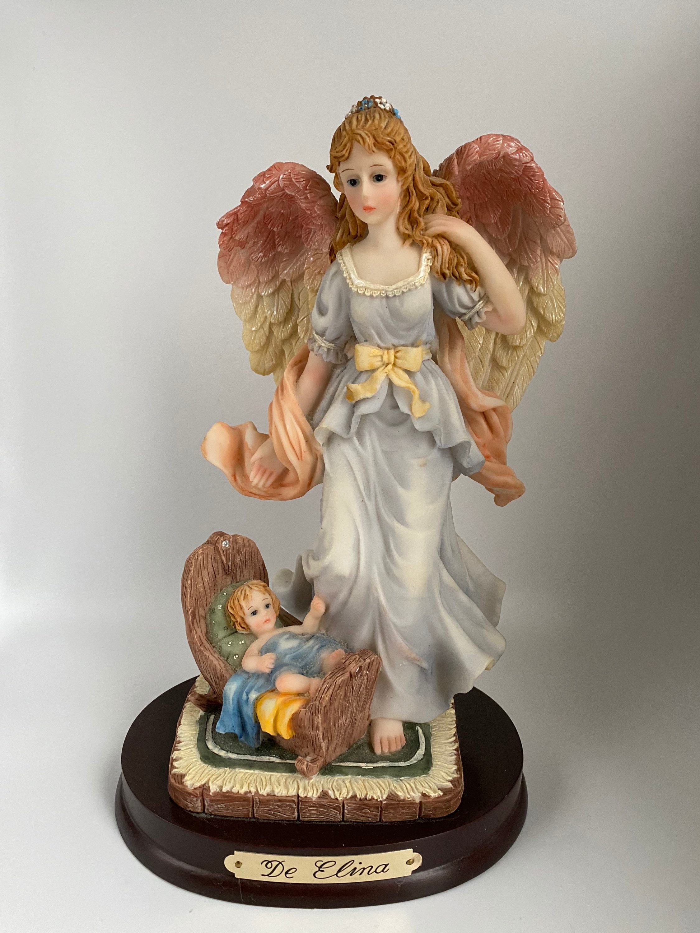 Vintage de Elina Angel With Baby Figurine by Turtle King Corp., 8.5 ...