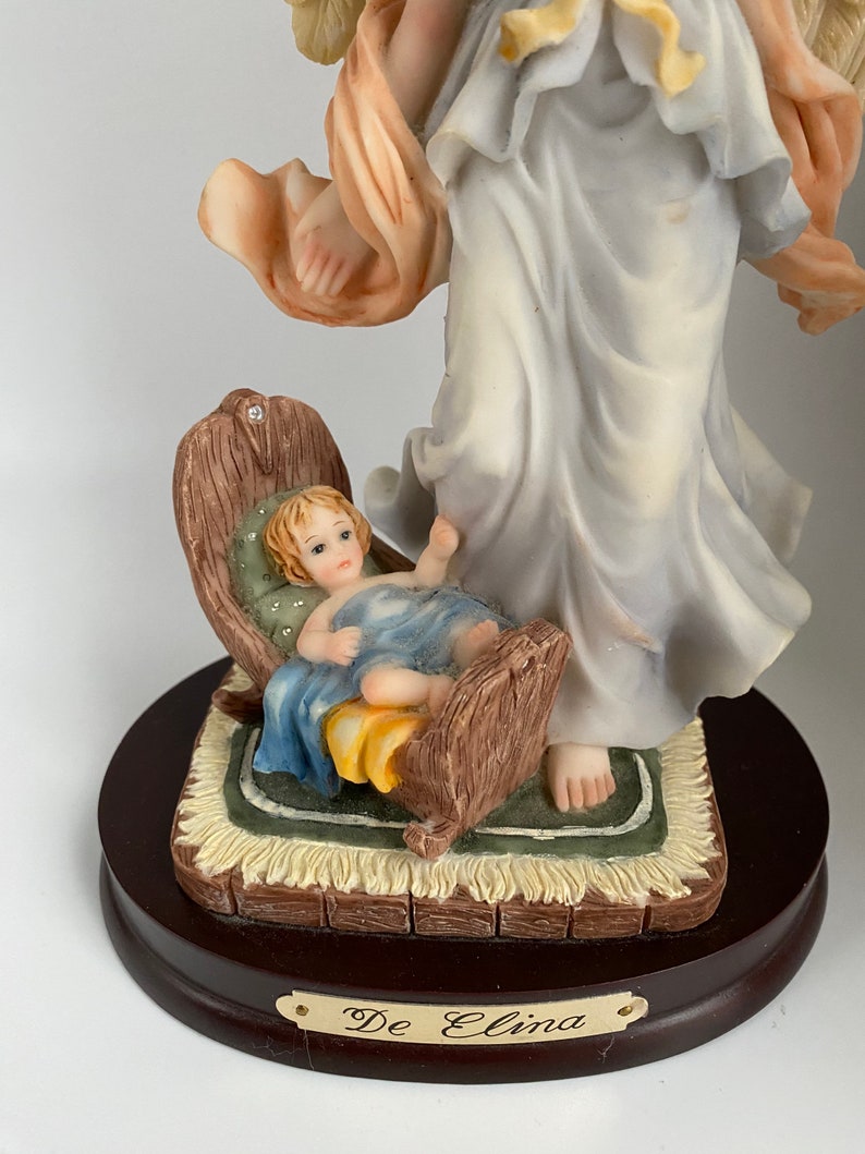 Vintage de Elina Angel With Baby Figurine by Turtle King - Etsy