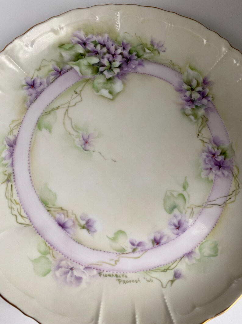 Beautiful Hand Painted and Signed by the Artist Decorative Plate, 10 ...