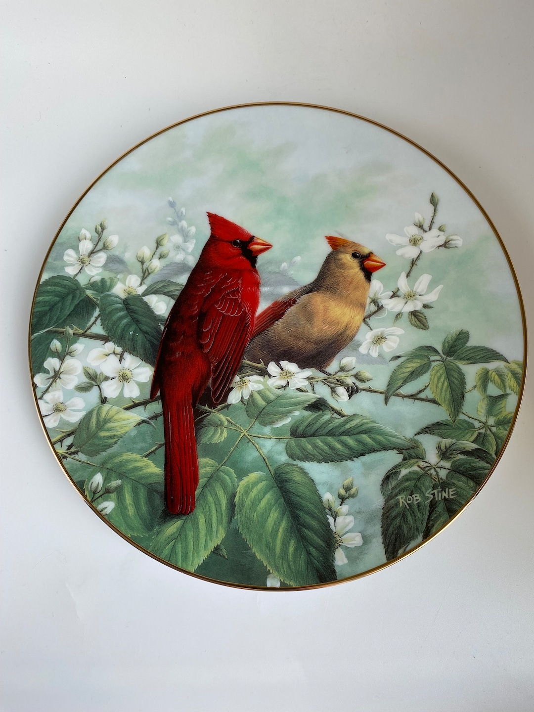 Springtime Splendor Plate by Rob Stine From A Treasury of Songbirds ...