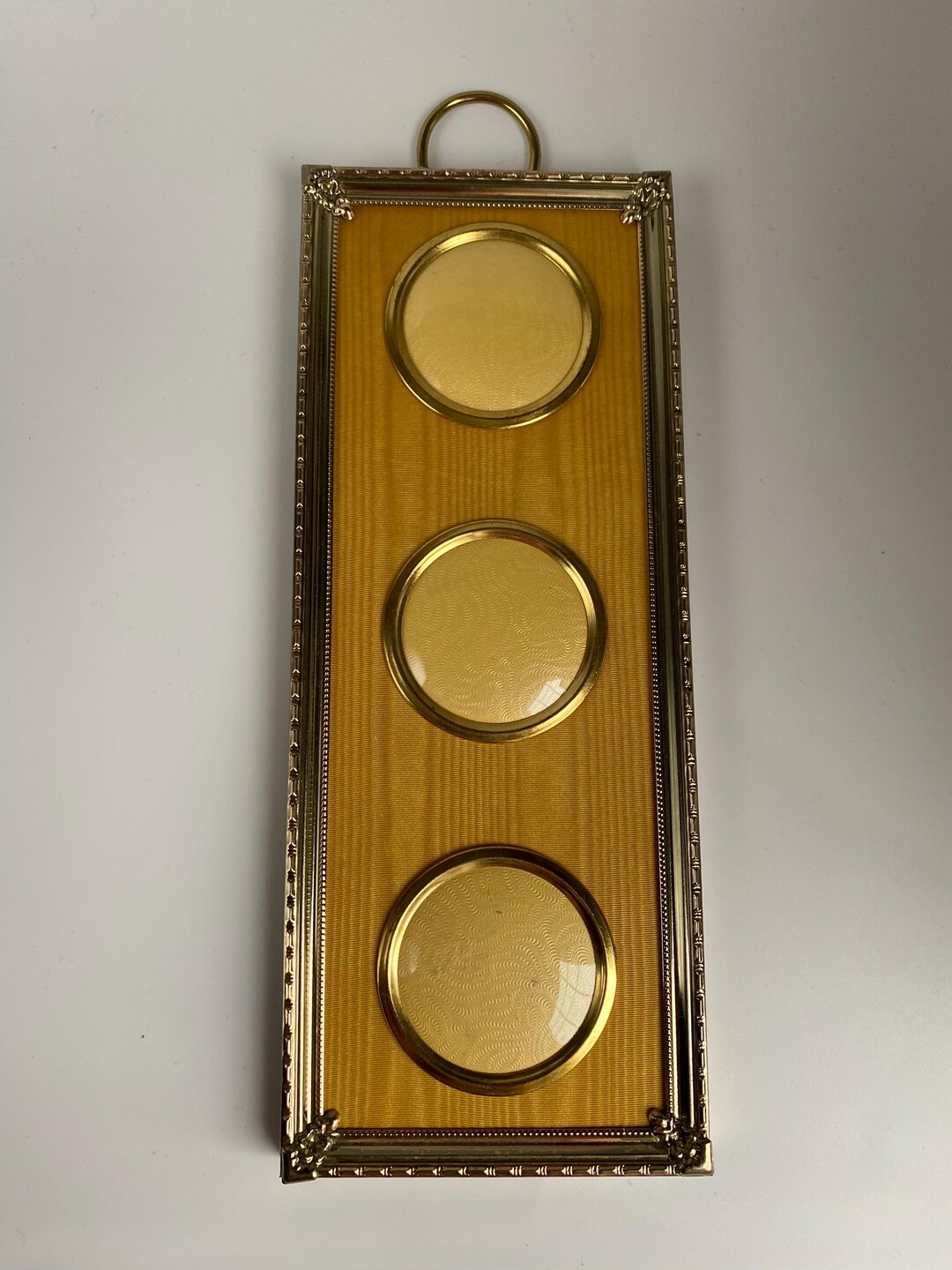 Beautiful Elegant Miniature Photo Frames Rectangle Metal Gold Color ...