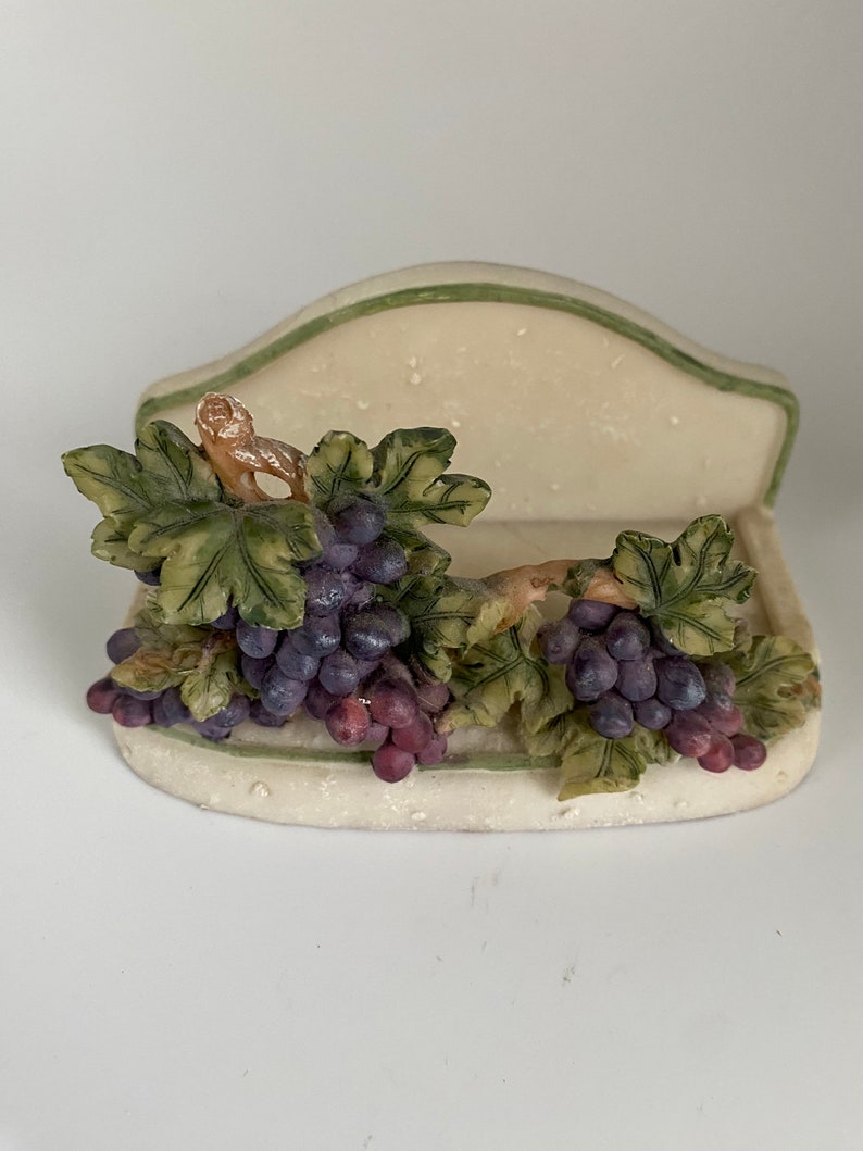 Vintage A Richesco Corporation Hand Painted Grave Vine Square - Etsy