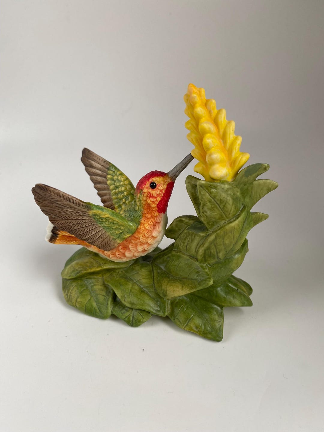 Bronson Collectibles Allen’s Hummingbird With Aphelandra Figurine ...
