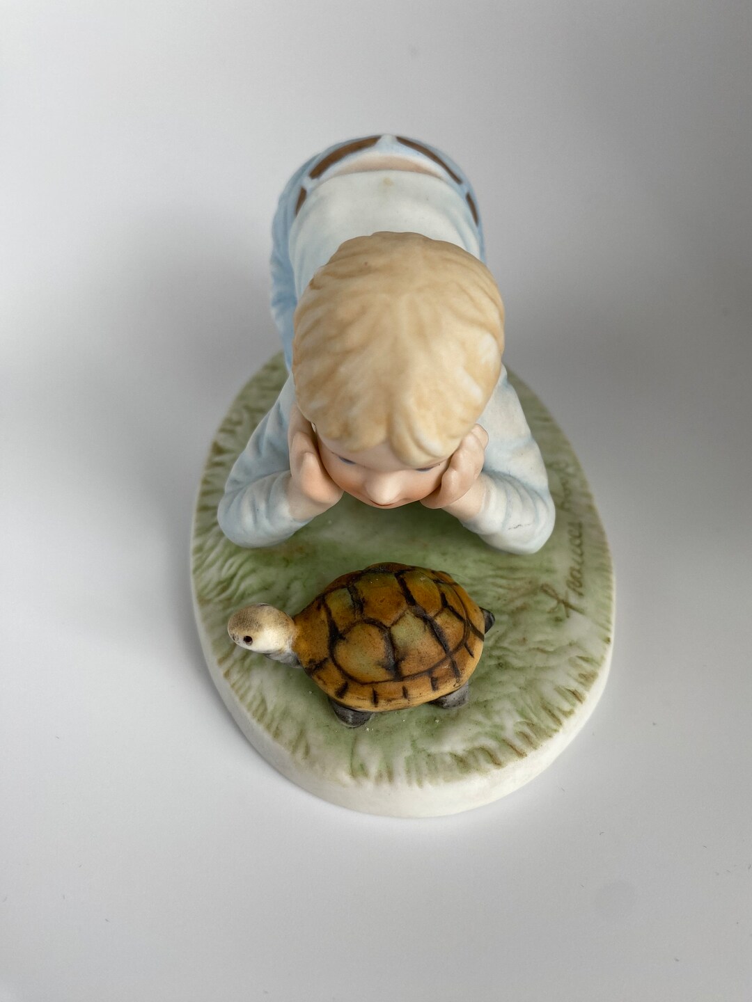 Vintage Frances Hook “finish Line” Hand Painted Porcelain Figurine by ...
