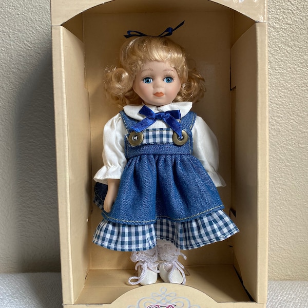 Miniature Porcelain Doll - Etsy