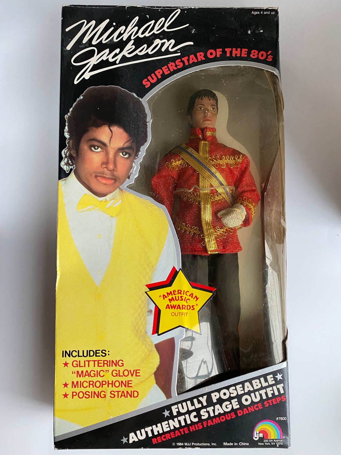 Michael Jackson Superstar of the 80s Fully Poseable Doll - Etsy