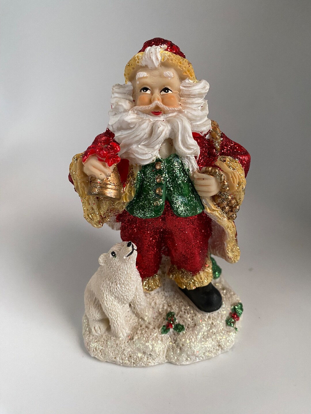 K’s Collection Santa Figurine Christmas Home Decor, 5” Tall - Etsy