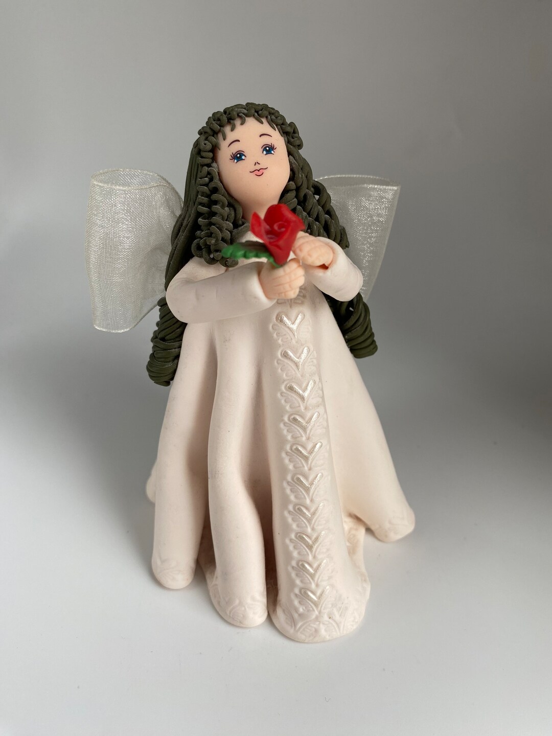 The Kneeded Angels A Rose for You Angel Figurine by Pavilion Gift ...