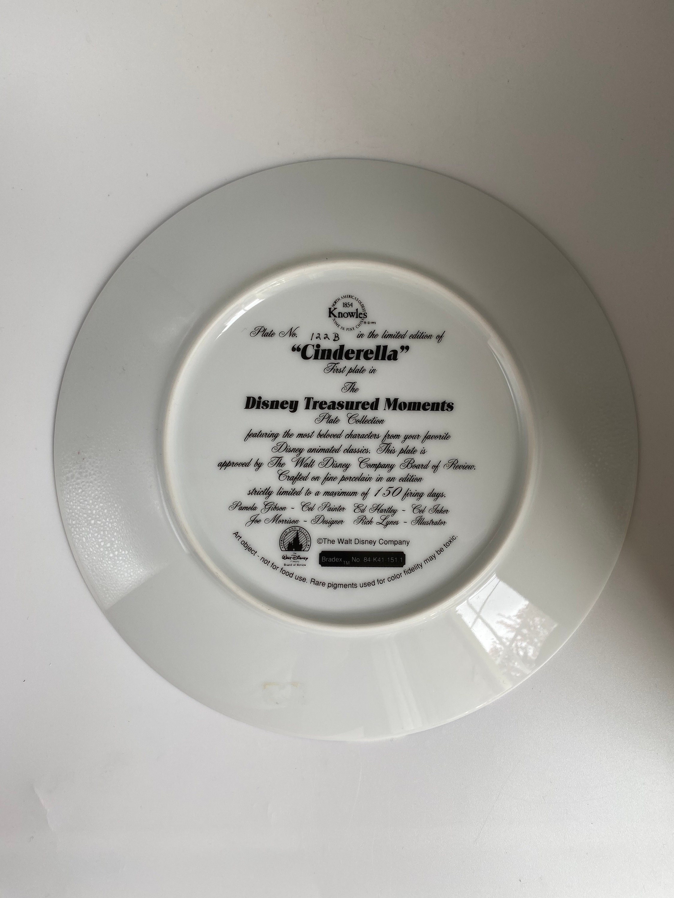 Walt Disney Cinderella Collector S Plate First Issue In The Disney