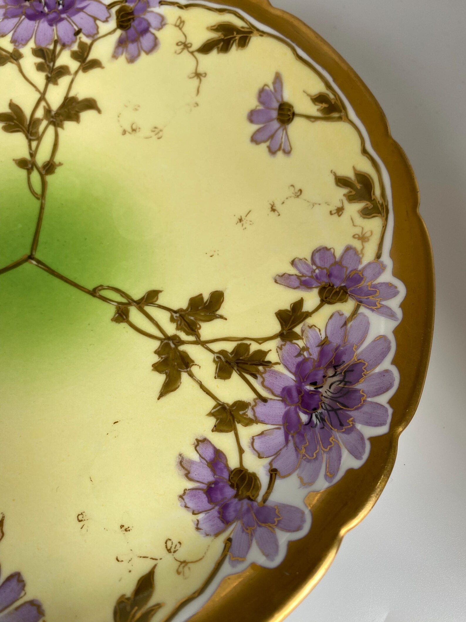 Antique Jean Pouyat Limoges Hand Crafted Stouffer Decorative Wall Plate ...