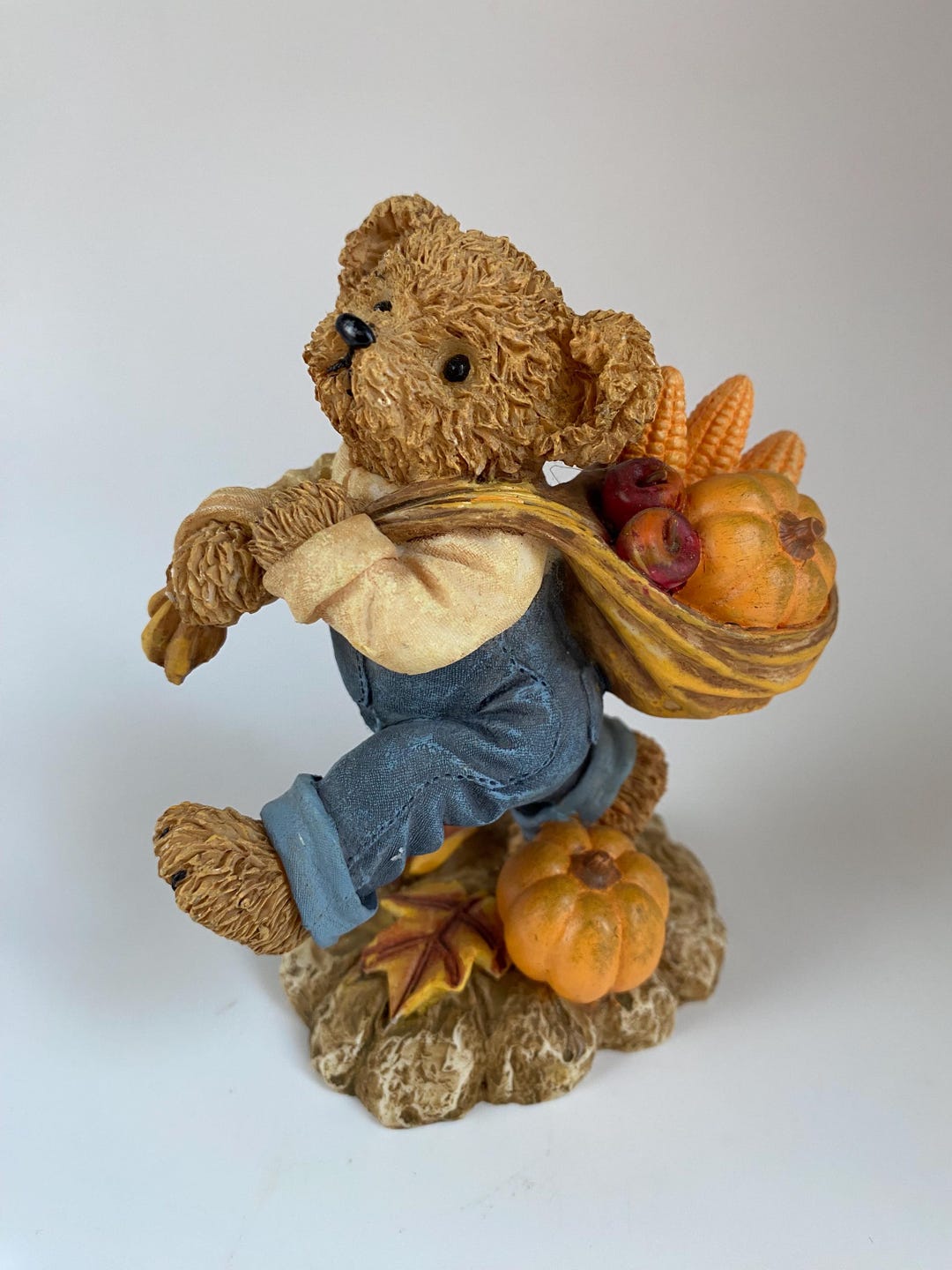 Home Interiors & Gifts Fall Harvest Bears Fall Bear Figurine, 11768 ...