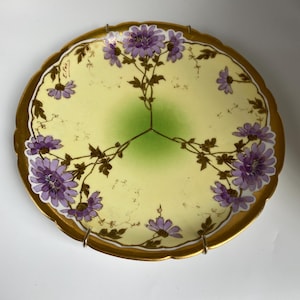 Antique Jean Pouyat Limoges Hand Crafted Stouffer Decorative Wall Plate ...