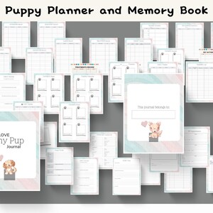 Boho Puppy Planner and Memory Book/i Love My Pup Printable - Etsy