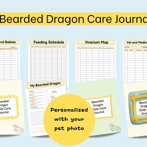 Bearded Dragon Care/ Reptile Planner/personalized Pet Planner/digital ...