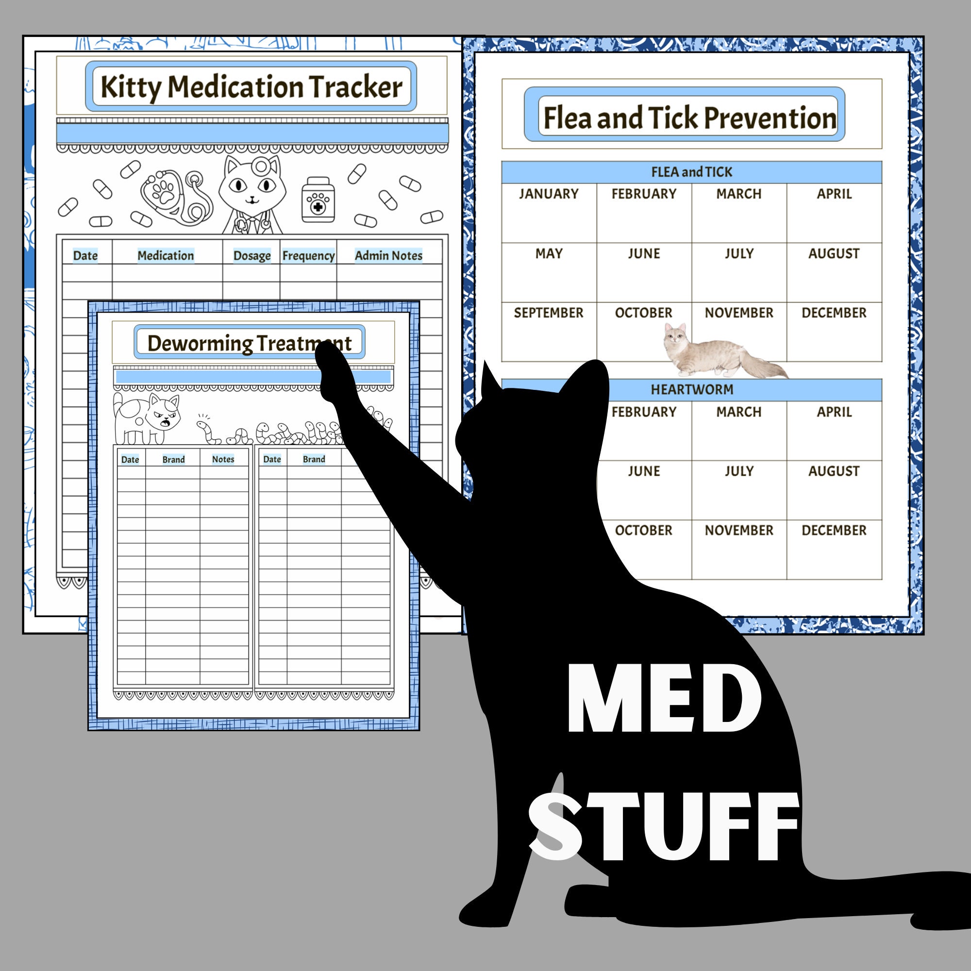 Kitten Care Planner for Foster Kittens/weight Tracker/vaccinations ...
