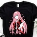 Zero Two Anime Shirt Darling in the Franxx Manga Shirt | Etsy