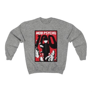 Mob Psycho Anime Sweatshirt, Shigeo Kageyama Mob 100 Sweater, Dimple ...